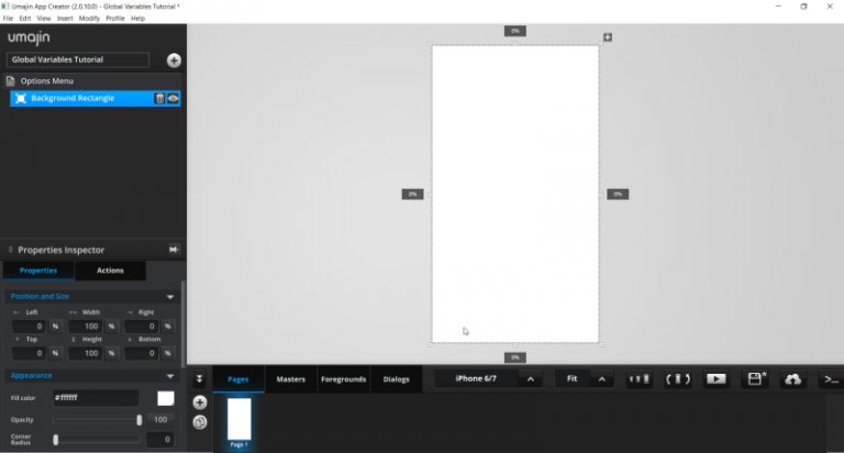 Using Global Variables within Umajin – Umajin Developer